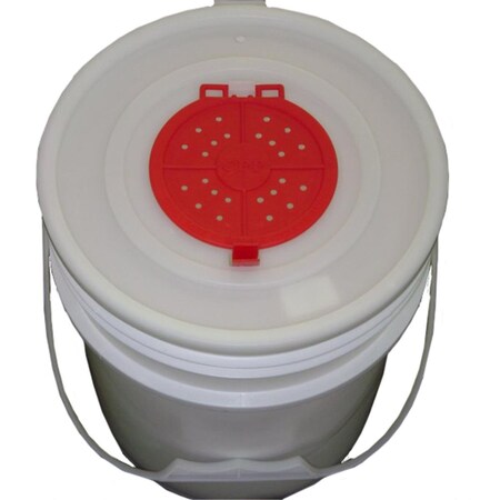 Challenge Plastics 5 Gallon Bucket Lid - Plastic GA400 | Zoro