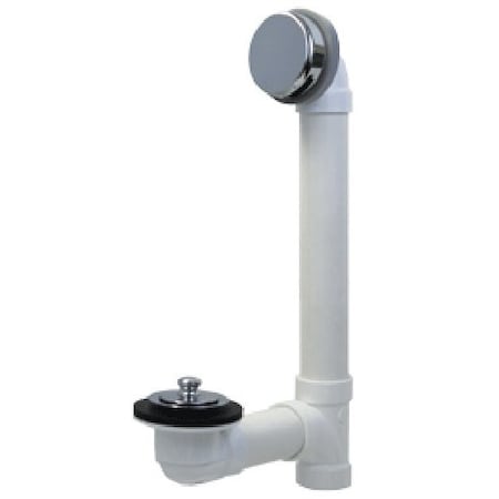 Watco Bath Waste Half Kit, Foot Actuated, PVC, Includes Drain Test Plug ...