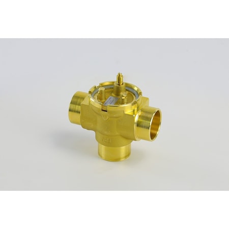 Resideo Fan Coil Valve Three Way 1'' Sweat 7 Cv Mixing 10 Psi Maximum ...