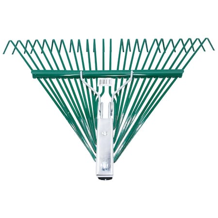Zenport Leaf Rake with Deluxe Spring, 24-Tine, Rake Head Only, 10PK ...