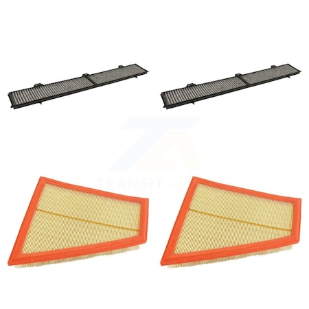 Pur 2x Air + 2x Cabin Filter 4 Total Kit For 2012-2014 BMW X1 2.0L KFL ...