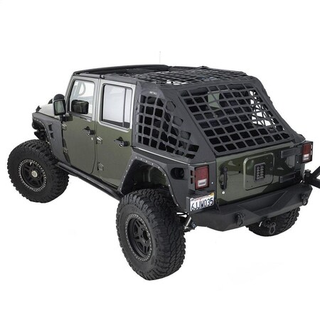 Smittybilt 0718 WRANGLER JK 4DR CRESS CARGO RESTRAINT SYSTEM; BLACK ...