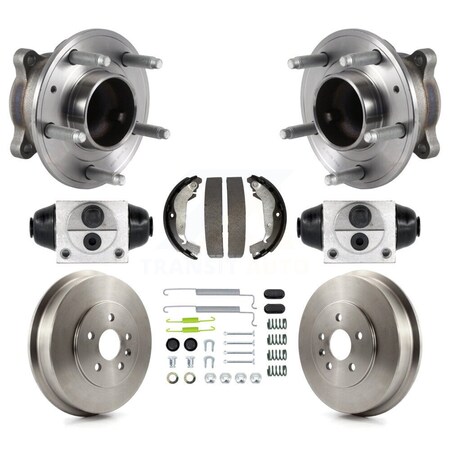 Transit Auto Rear Wheel Cylinders And Drum & Shoes Hub Bearing Assembly ...