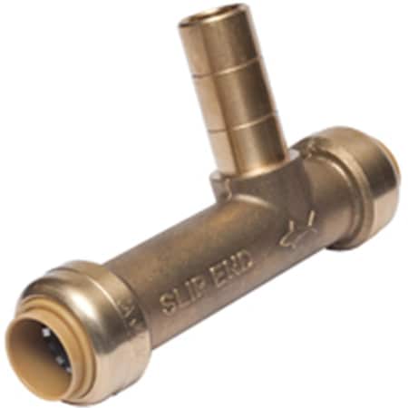 Cash Acme U4482LFA Push Fit Tee 0.5 Sb x Sb x Cts 5379631 | Zoro