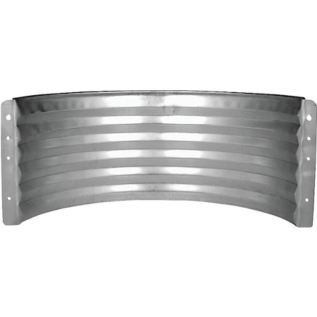 Marshall Stamping Area Wall, 16 in L, 37 in W, 24 in H, Galvanized ...