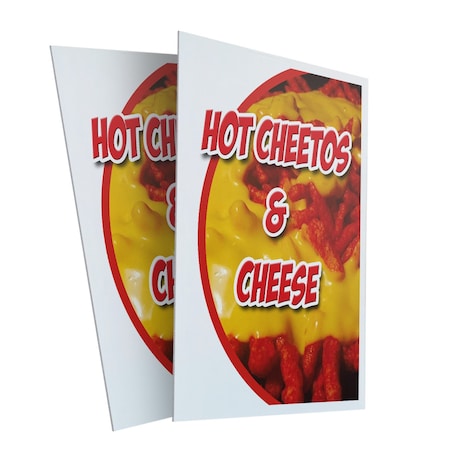 Signmission Hot Cheetos & Cheese, Plastic Signs Only 24 Inch x 36 Inch ...