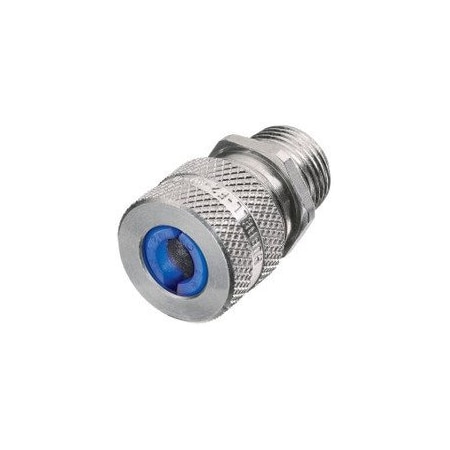Hubbell Cord and Cable Fittings, 1/2'' NPT, 0.38 to 0.44'' Cord, Blue ...