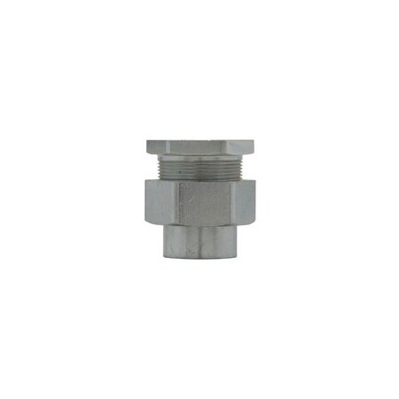 Crouse-Hinds Conduit Fitting Union, 3/4 in, Threaded, Steel, Galvanized ...