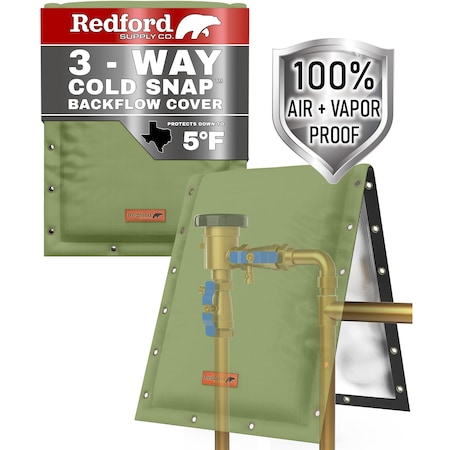 Redford Supply Co. 20"W x 26"H, Green - 3 Way Opening Custom Backflow ...