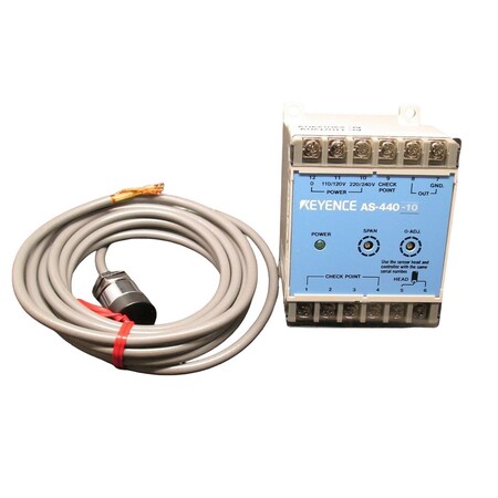 Keyence Inductive Proximity Gauging Sensor, Amplifier Unit AS-440-10 | Zoro