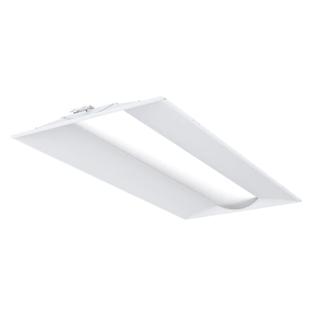 Lithonia Lighting LED Recessed Troffer, 2 ft x4 ft Size, 55W STAKS 2X4 ...