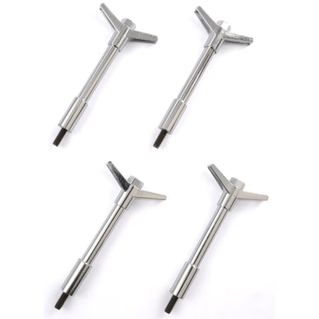 Racing Power R1006 Chrome Deluxe Style Valve Nuts RPC-R1006 | Zoro