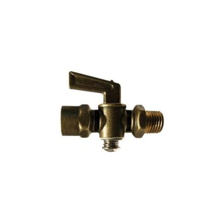 First Fitting & Fastener 3/8 FPT X MPT BRASS SHUT OFF COCK, IND#50-P ...
