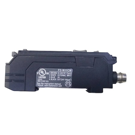 Keyence Fiber Optic Sensor, Amplifier, M8 Connector, Main Unit, NPN FS ...