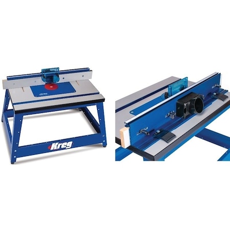 Kreg Kreg PRS2100 Precision Benchtop Router Table, 20 in W Stand, 28-1/ ...