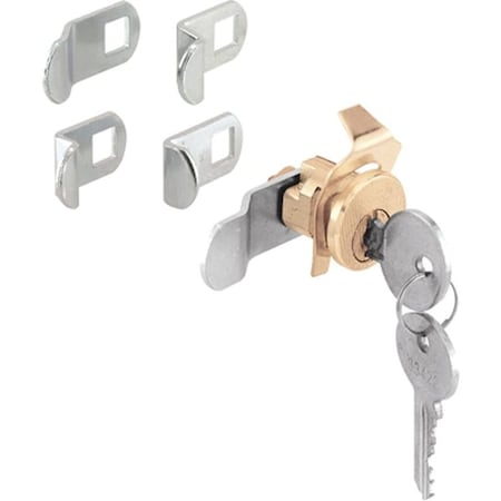 Defender Security Mailbox Lock, Steel, Brass S 4634 | Zoro