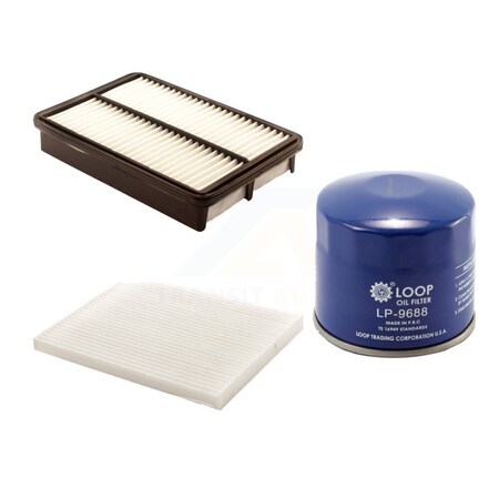 Pur 1x Air + 1x Cabin + 1x Engine Oil Filter Filter 3 Total Kit For ...