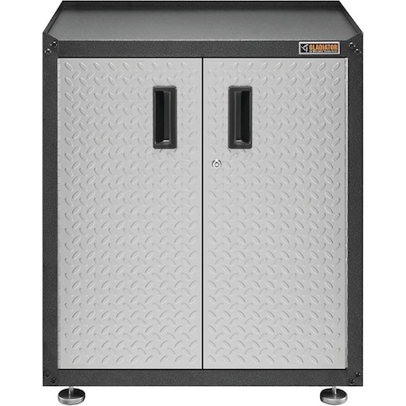 Gladiator Modular Gear Box, 300 lb, 2Shelf, Steel, Silver Tread ...