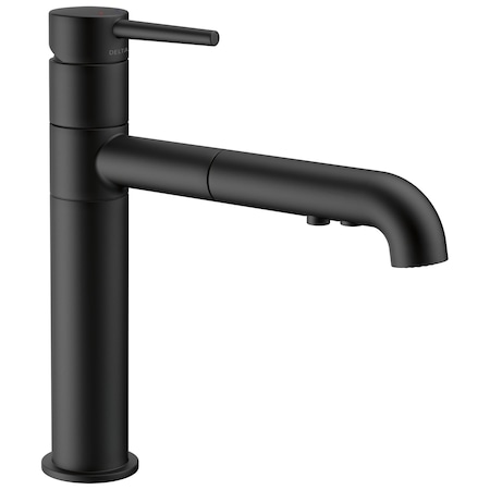 DELTA Single Handle Pull-Out Kitchen Faucet (4159-BL-DST) | Zoro