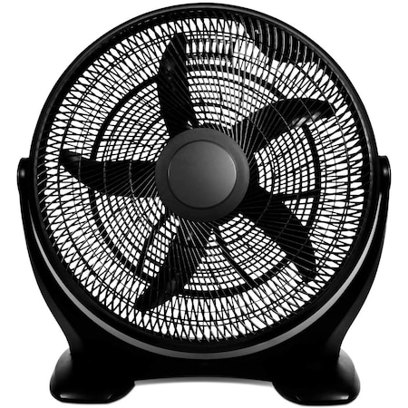 Edendirect 20-Inch 3-Speed Oscillating Floor Fan, Quiet, Adjustable ...
