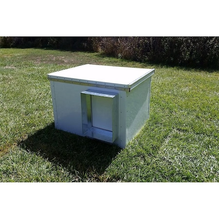 K9 Kennel Store The Cube Aluminum Insulated Dog House 26in Tall K9-CDH ...