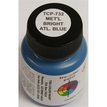 True Color Paint High Gloss Metallic Bright Alt Blue 1 oz Paint TCP732 ...