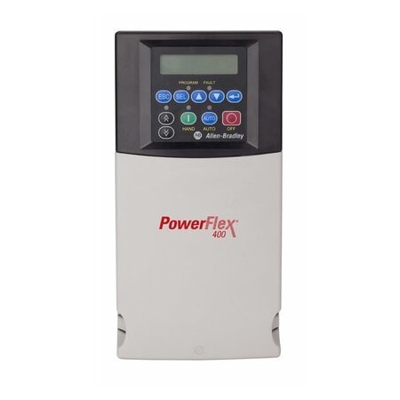 Allen Bradley PowerFlex 400 AC Drive, 15HP, 480V, 22A, Frame C, IP20 ...