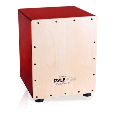 Pyle Pyle Stringed Jam Cajon - Wooden Percussion Box for Drumming and ...