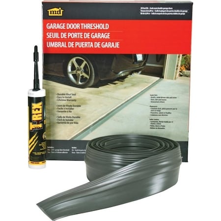 M-D Building Products Garage Door Threshold Kit, 1/2 in Thick, 20 ft L ...