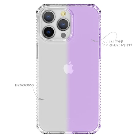 Itskins Spectrum r Mood Case For Apple Iphone 15 Pro Max, Light Purple AP5U-SPMOD-LIPP | Zoro