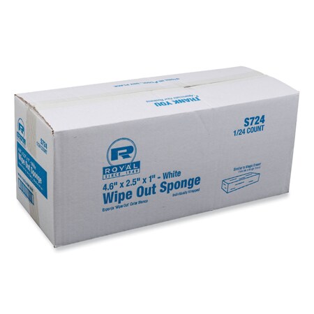 Amercareroyal Medium-Duty Wipe Out Scrubbing Sponge, 4.6 x 2.5, 1 ...