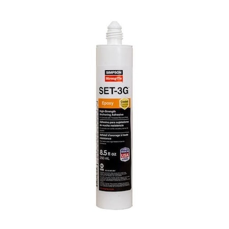 Simpson Strongtie SET-3G Plastic Concrete Anchoring Epoxy Paste 1034096 ...
