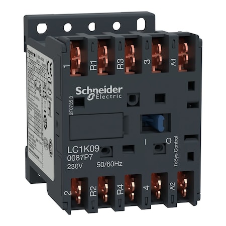 Schneider Electric IEC Magnetic Contactor, 2NC/2NO, 500V AC, 4 P, Quick ...