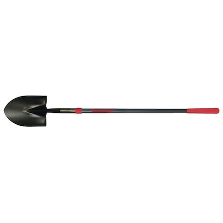 Razor-Back Shovel W/ Steel Backbone, 8-5/8 in W Steel Blade, Fiberglass ...