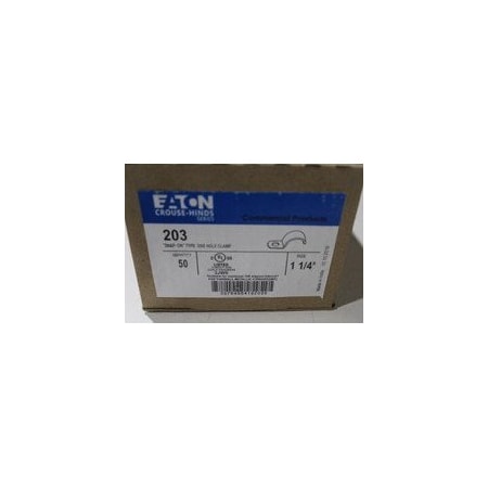 Crouse-Hinds Conduit Clips/Clamps/Hangers, 50PK, Deep Bell Escutcheon ...