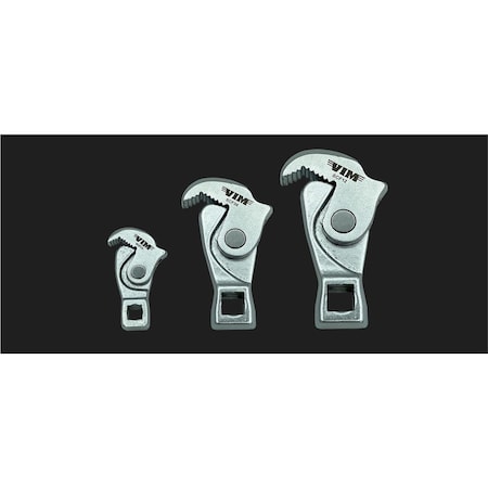 Vim Tools 3 Piece Spring Loaded Crowfoot Wrench Set 1/4 Inch - 3/8 Inch ...