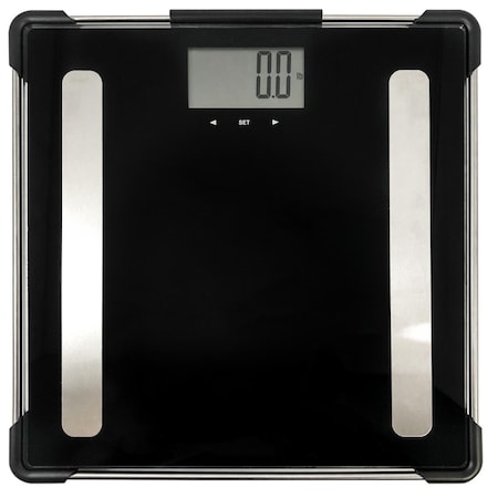 Moon Knight Optima Home Scales Frame Bathroom Body Weight Scale, Black ...
