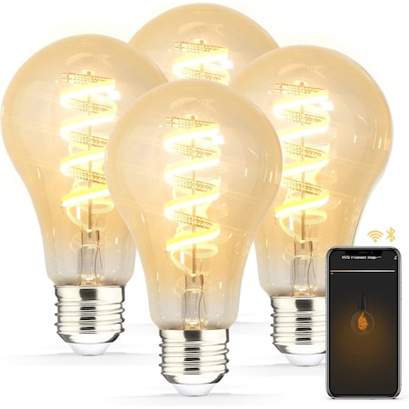 Homevenus Smart Edison Bulbs A67 E26 6W Dimmable Tunable Warm White ...