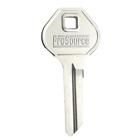 Prosource Key Blank, Brass, Nickel KB30-B | Zoro