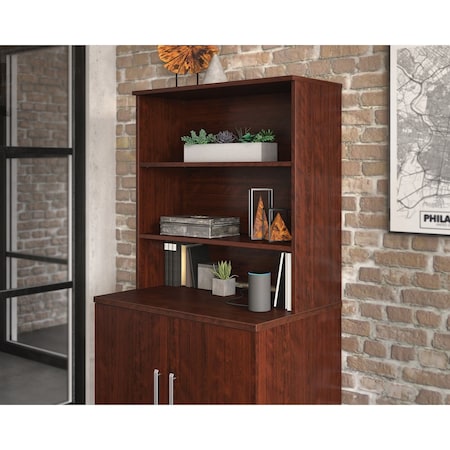 Officeworks By Sauder Affirm 36 in. X 36 in. Bookcase Hutch Cc 426302 ...