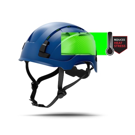 Ge Hard Hats, Vented, Blue GH500B | Zoro