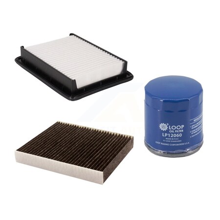 Pur 1x Air + 1x Cabin + 1x Engine Oil Filter Filter 3 Total Kit For 16 ...