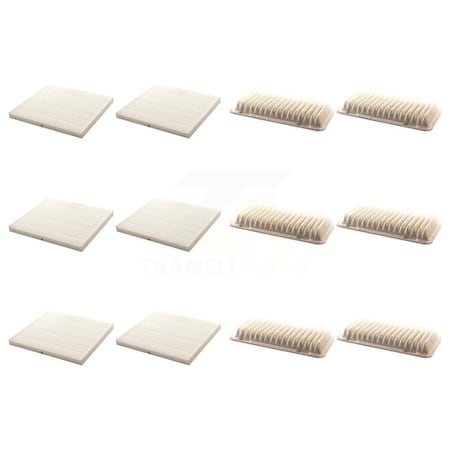 Pur 6x Air + 6x Cabin Filter 12 Total Kit For 2003-2008 Toyota Corolla ...