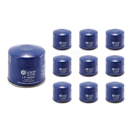 Loop Engine Oil Filter 10 Pack For Hyundai Kia Sonata Elantra Subaru ...