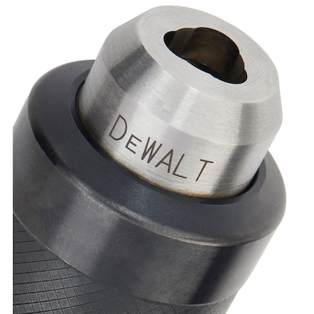 Dewalt Keyless Drill Chuck Kit 3/8In Cap., 1/4 Hex DW0521 | Zoro