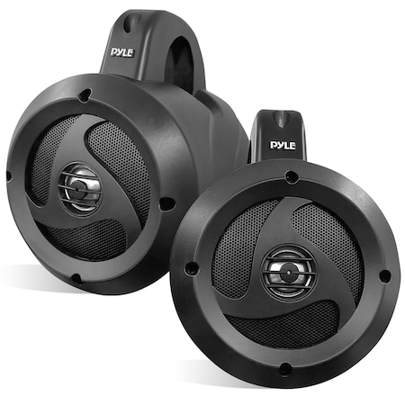 Pyle Pyle 2-Way Dual Waterproof Off-Road Speakers - 4 Inch, 900W Marine Grade for ATV, UTV, Jeep ...