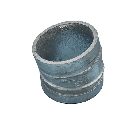 Industrial Choice Groove 11.25 Elbow Galvanized 1.25 inch GV-11-1.25-G ...