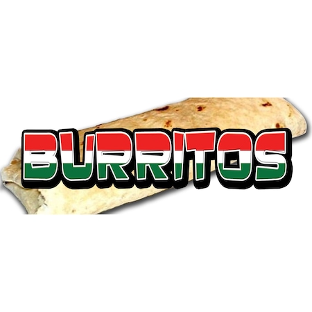Signmission Burritos, 12 Inch, Decal D-Burritos | Zoro