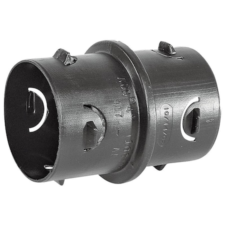 Hancor ADS Pipe Coupling, 4 in, Barb x SlipJoint, Polyethylene, Black ...