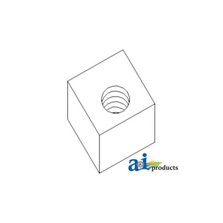 A & I Products Block, Drawbar Stop 3" x5" x1" A-108507C1 | Zoro